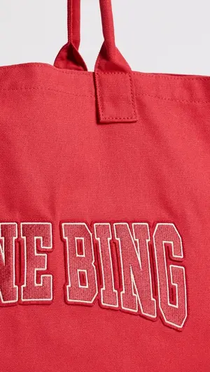 ANINE BING Leo Canvas Tote