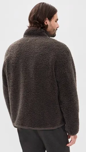WAX LONDON Killick Reversible Fleece Jacket