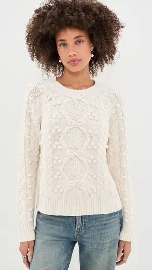 LoveShackFancy Mavelle Pullover Sweater