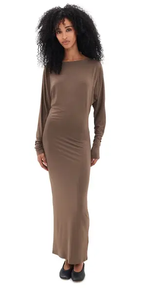 Eterne Aspen Midi Dress - Mushroom
