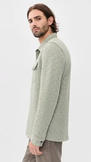 Faherty Brand Epic Quilted Fleece Shacket