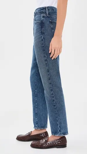 FAVORITE DAUGHTER The Dot Mid Straight Ankle Jeans