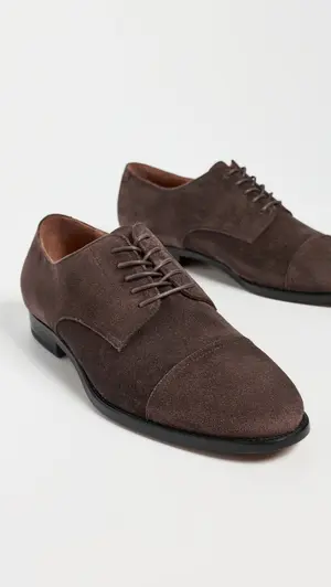 Polo Ralph Lauren Owen Captoe Suede Dress Shoes