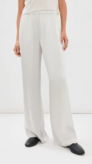 Sablyn Brynn High Rise Pull On Wide Leg Pants - Blizzard