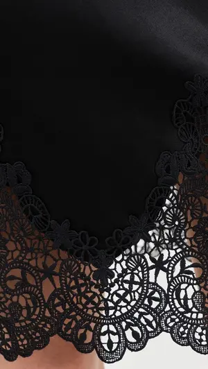 Generation Love Wisteria Lace Combo Liquid Satin Skirt