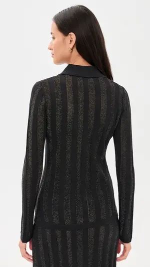 Saloni Stripe Cardigan