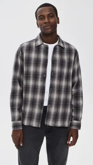 FAR AFIELD Kali Check Busey Button Down Shirt
