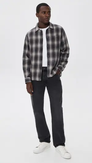 FAR AFIELD Kali Check Busey Button Down Shirt