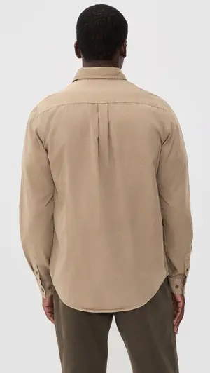 LES DEUX Garment Dyed Shirt