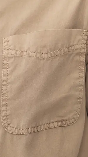 LES DEUX Garment Dyed Shirt