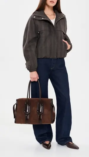 Marc Jacobs Babe City Tote In Suede