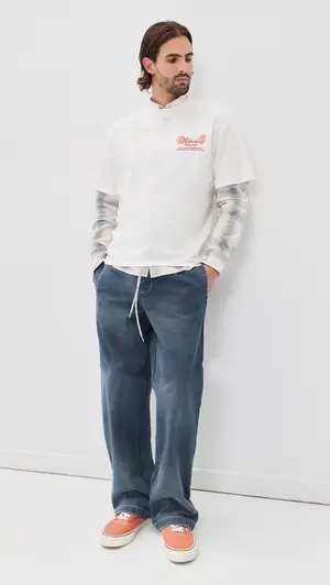 NAHMIAS Sunfaded Swim Trunk Trousers