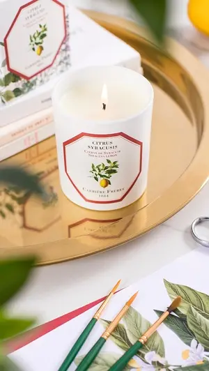 CARRIERE FRERES Siracusa Lemon Candle 6.5