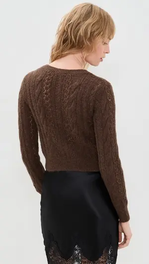 LoveShackFancy Dione Cardigan