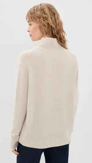 WHITE & WARREN Cashmere Oversized Pullover