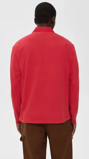 ALEX MILL Garment Dyed Rugby Shirt
