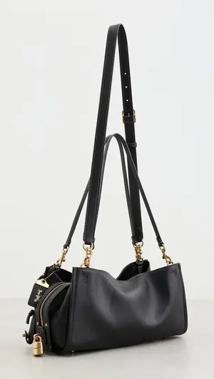 COACH Soft Grain Leather East West Rogue 34 Bag