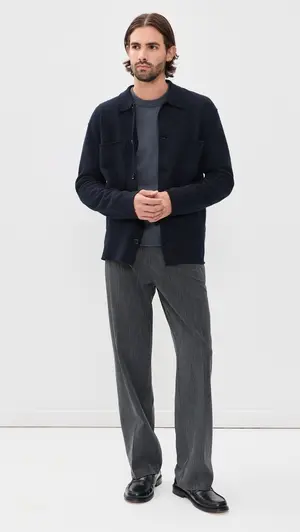 Nn07 Jonas Full Button Sweater