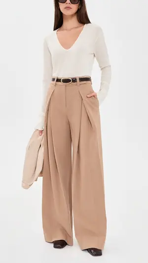 FAVORITE DAUGHTER Pleats For Days Pants
