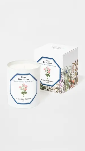 CARRIERE FRERES Damask Rose Candle 6.5