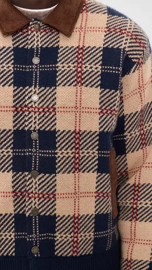 Guest In Residence Tartan Bomber Jacket