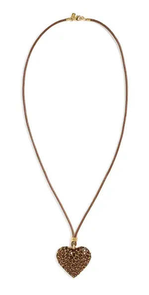 ELIZABETH COLE Rita Necklace - Brown