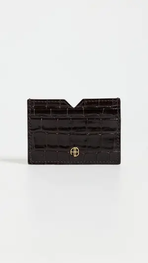 ANINE BING Calli Embossed Card Holder