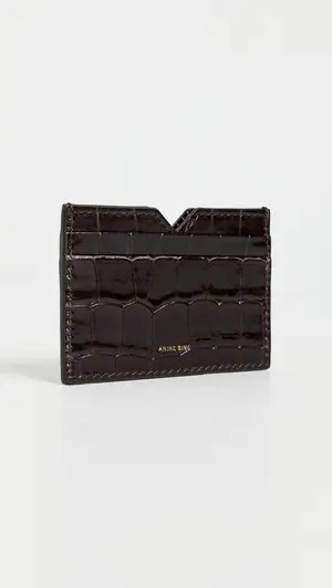 ANINE BING Calli Embossed Card Holder