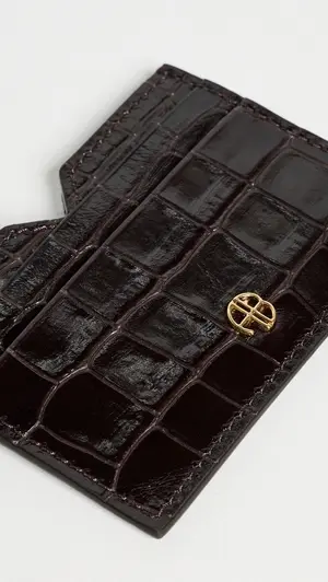 ANINE BING Calli Embossed Card Holder