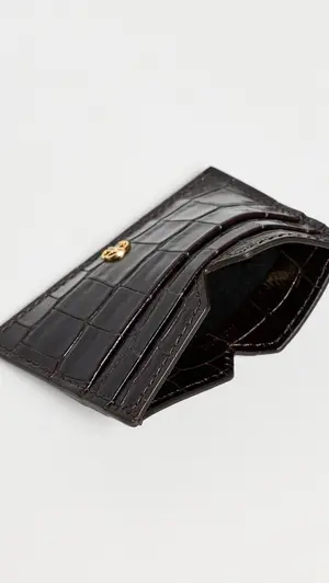 ANINE BING Calli Embossed Card Holder