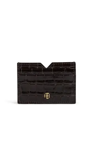 ANINE BING Calli Embossed Card Holder