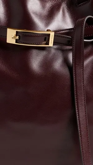 ANINE BING Elly Small Grained Leather Tote