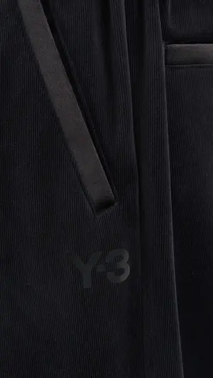 Y3 Tapered Velvet Corduroy Pants