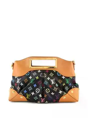 LOUIS VUITTON Judy Handbag Monogram Multicolor Mm Shoulder Bag - Black