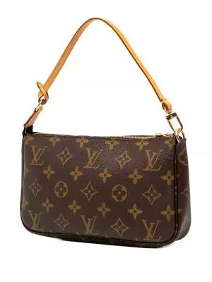 LOUIS VUITTON 2001 Monogram Pochette Accessoires Shoulder Bag