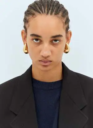 Bottega Veneta Drop Medium Earrings - Gold