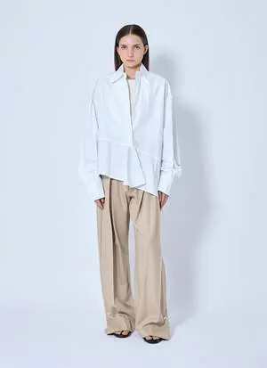 Sportmax Wide-leg Pleated Trousers