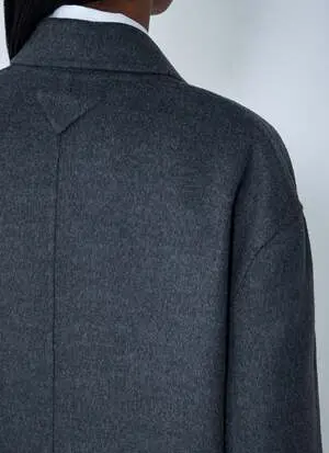 Prada Long Wool-blend Coat