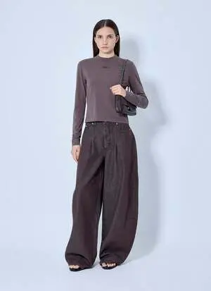 Jacquemus Le De-nîmes Ovalo Jeans - Brown