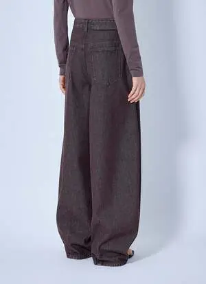 Jacquemus Le De-nîmes Ovalo Jeans - Brown