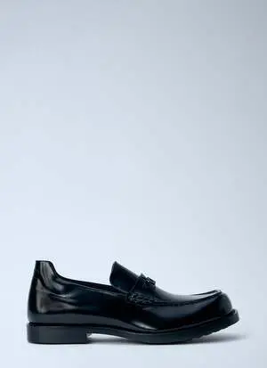 Balenciaga Comfy Leather Loafers - Black