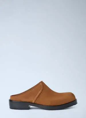 Dries Van Noten Suede Slip-on Mules - Brown