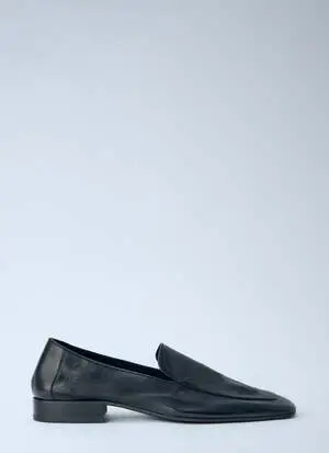 Dries Van Noten Leather Loafers - Black