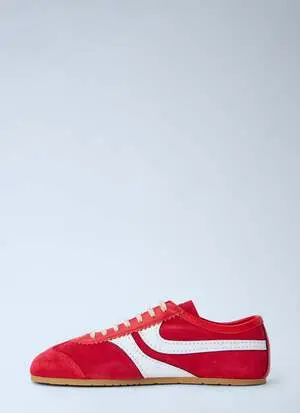 Dries Van Noten Suede Panel Sneakers - Red