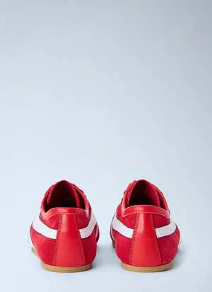 Dries Van Noten Suede Panel Sneakers - Red