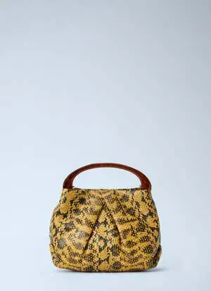 Dries Van Noten Structured Leather Handbag