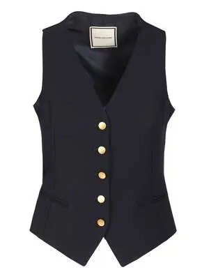 Tagliatore Gaelle Waistcoat - Black