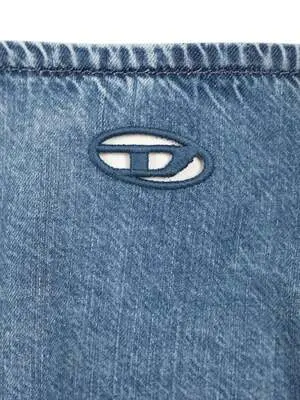 DIESEL® Wide Skirt In Flowing Denim - Blue