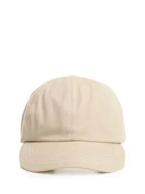 AMI Paris Cotton Baseball Cap - Cream