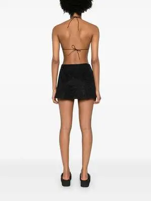 Oseree Lumiére Knot Mini Dress